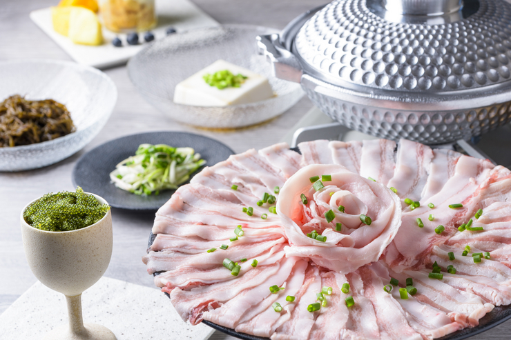 Ocean Boo! Churaumi store in Motobu/Nakijin-son/Shabu-shabu (boiled ...